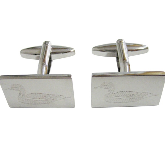 Kiola Designs | Accessories | Silver Toned Etched Mallard Duck ...